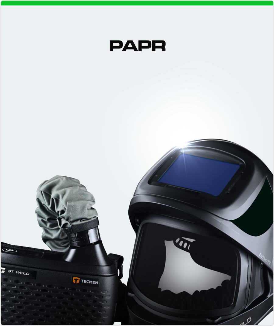 BT Weld & Tecmen PAPR Product Range, Industrial Welding PAPR Systems ...
